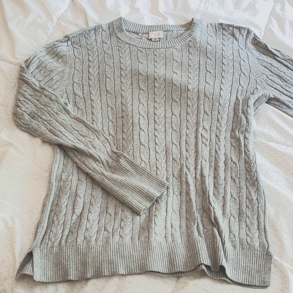 a new day | Sweaters | Gray Target Cable Knit Sweater | Poshmark